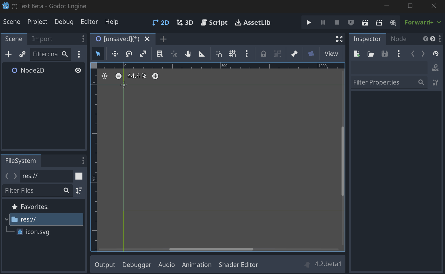 'Scene' tab of existing scenes can become stuck empty when creating new ...