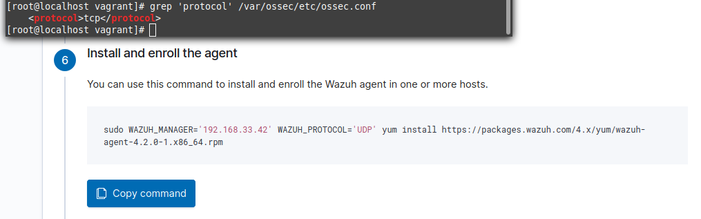 Wrong connection protocol (UDP) suggested for the agents' registration · Issue #3154 · wazuh ...