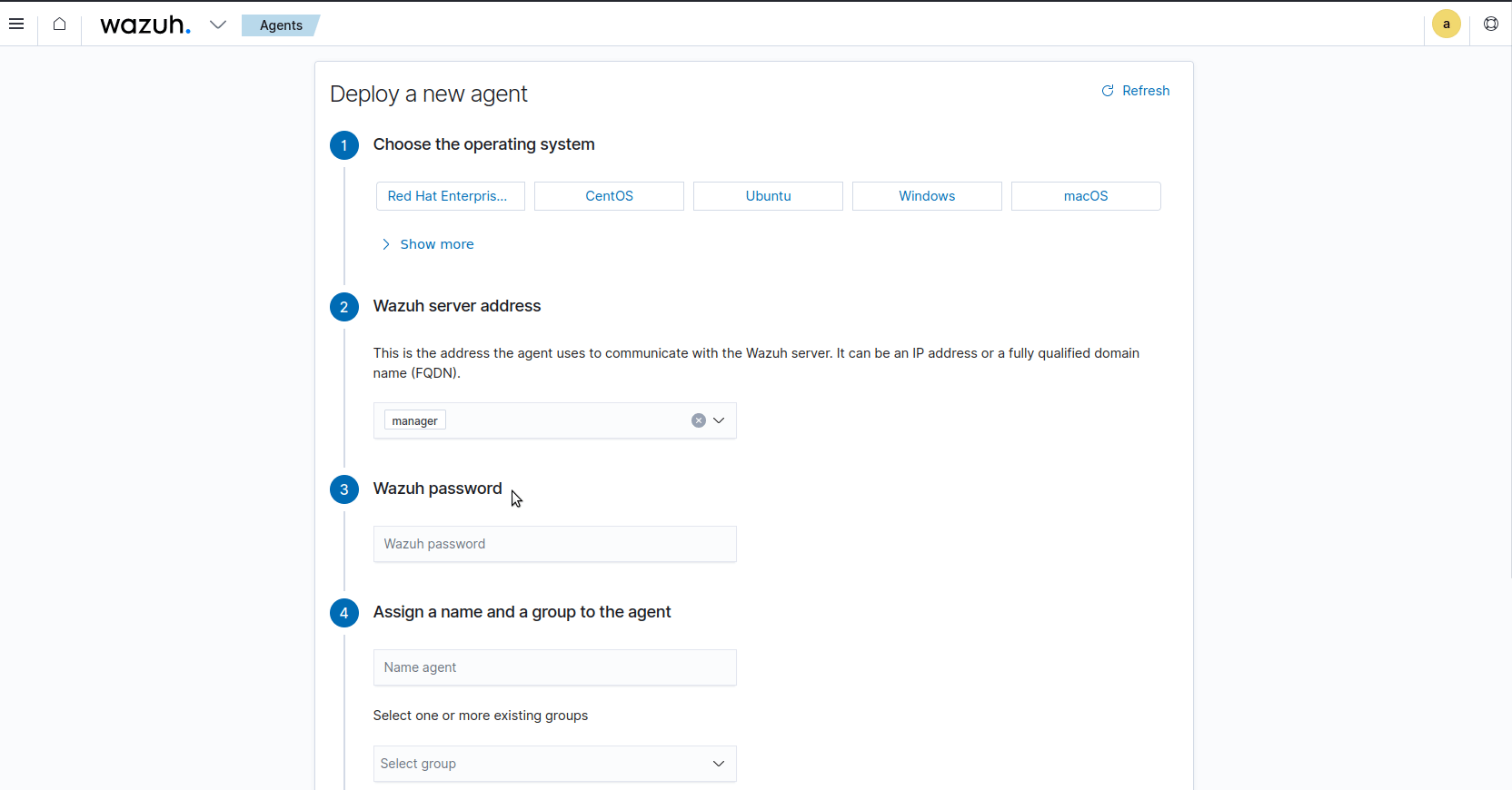 The Deploy A New Agent Page Breaks If Password Authentication Is Enabled · Issue 5093 · Wazuh