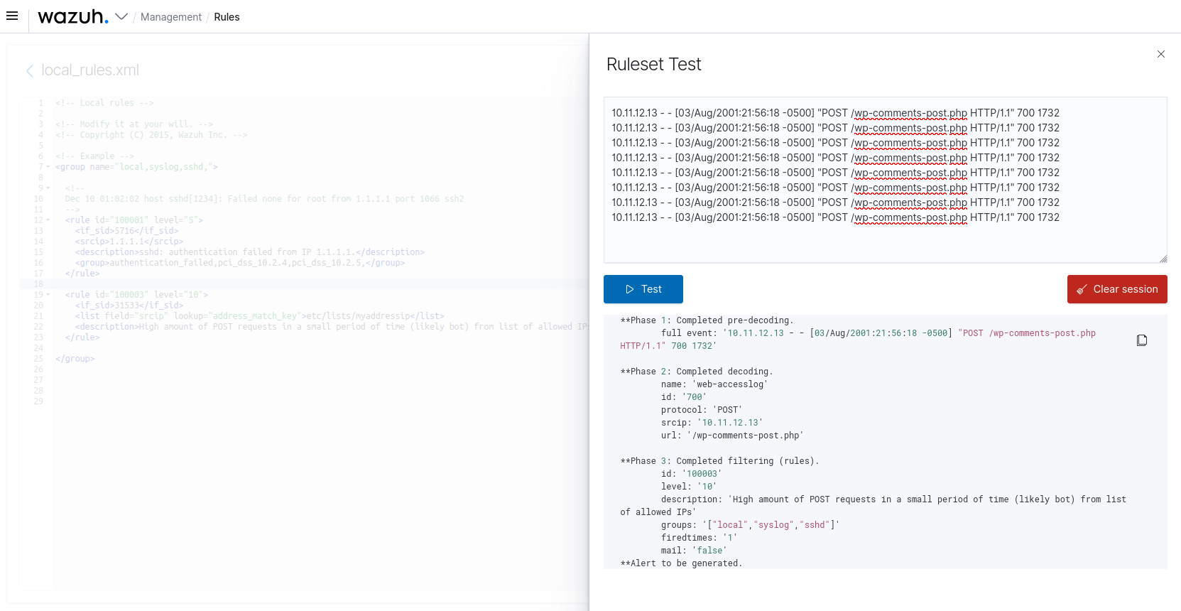 rule to exclude alerts from whitelisted ip's · wazuh wazuh · Discussion #15635 · GitHub