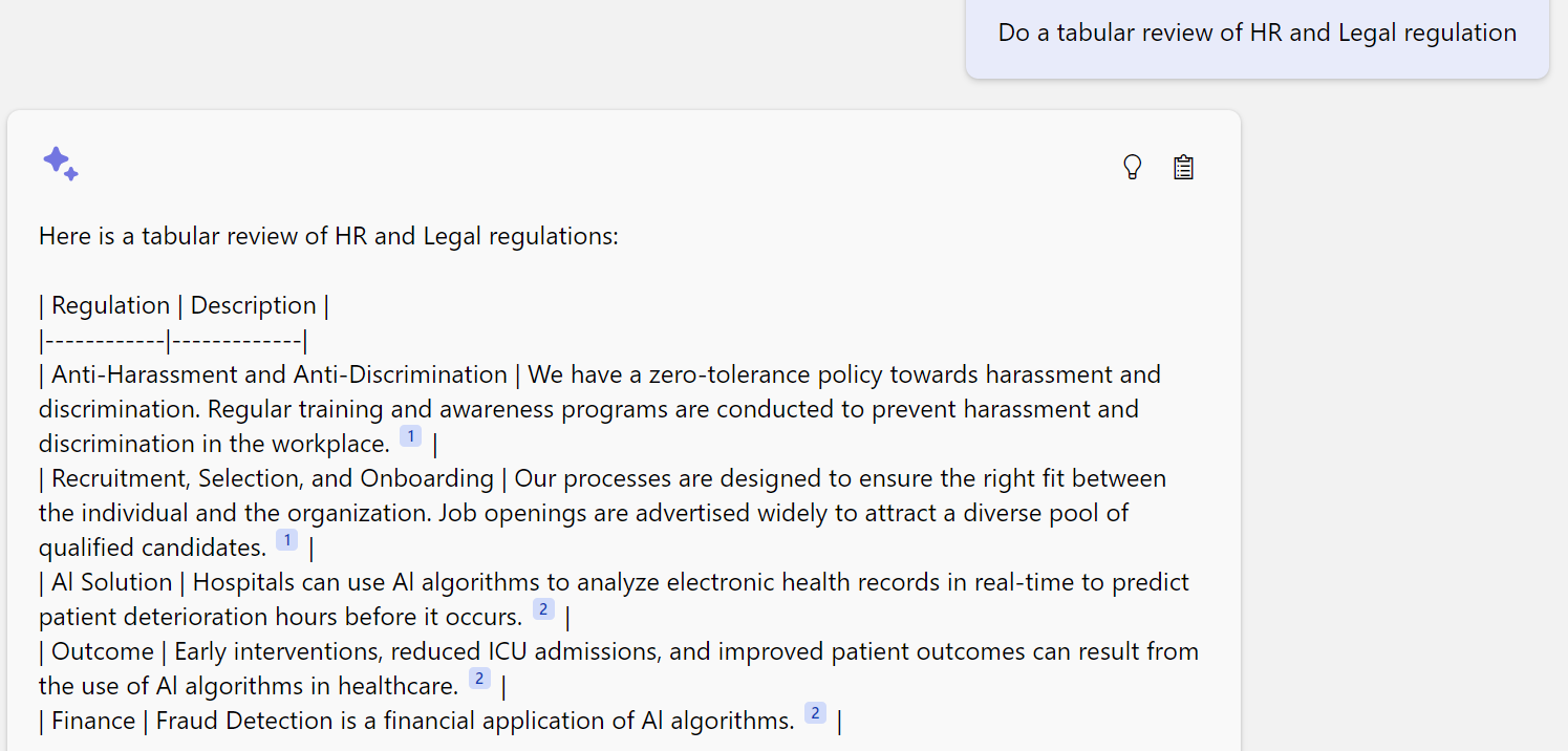 Better parsing of result like in ChatGPT it gives in markdown format and it formatted ...