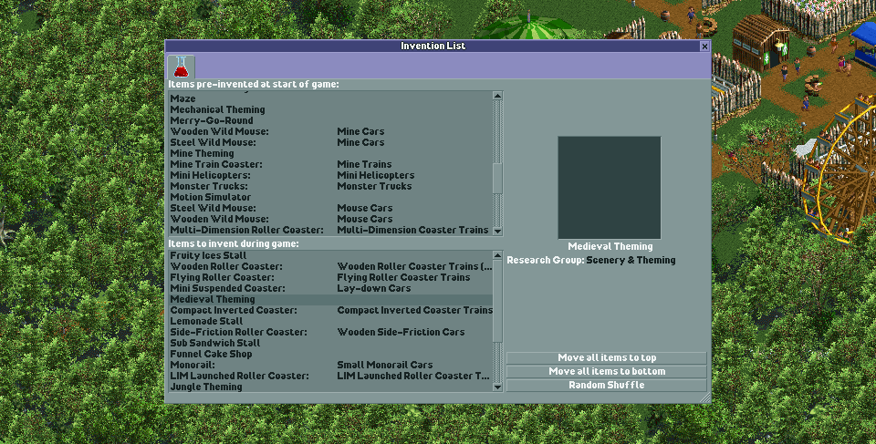Scenery group thumbnails not appearing in Invention List window · Issue #17754 · OpenRCT2 ...