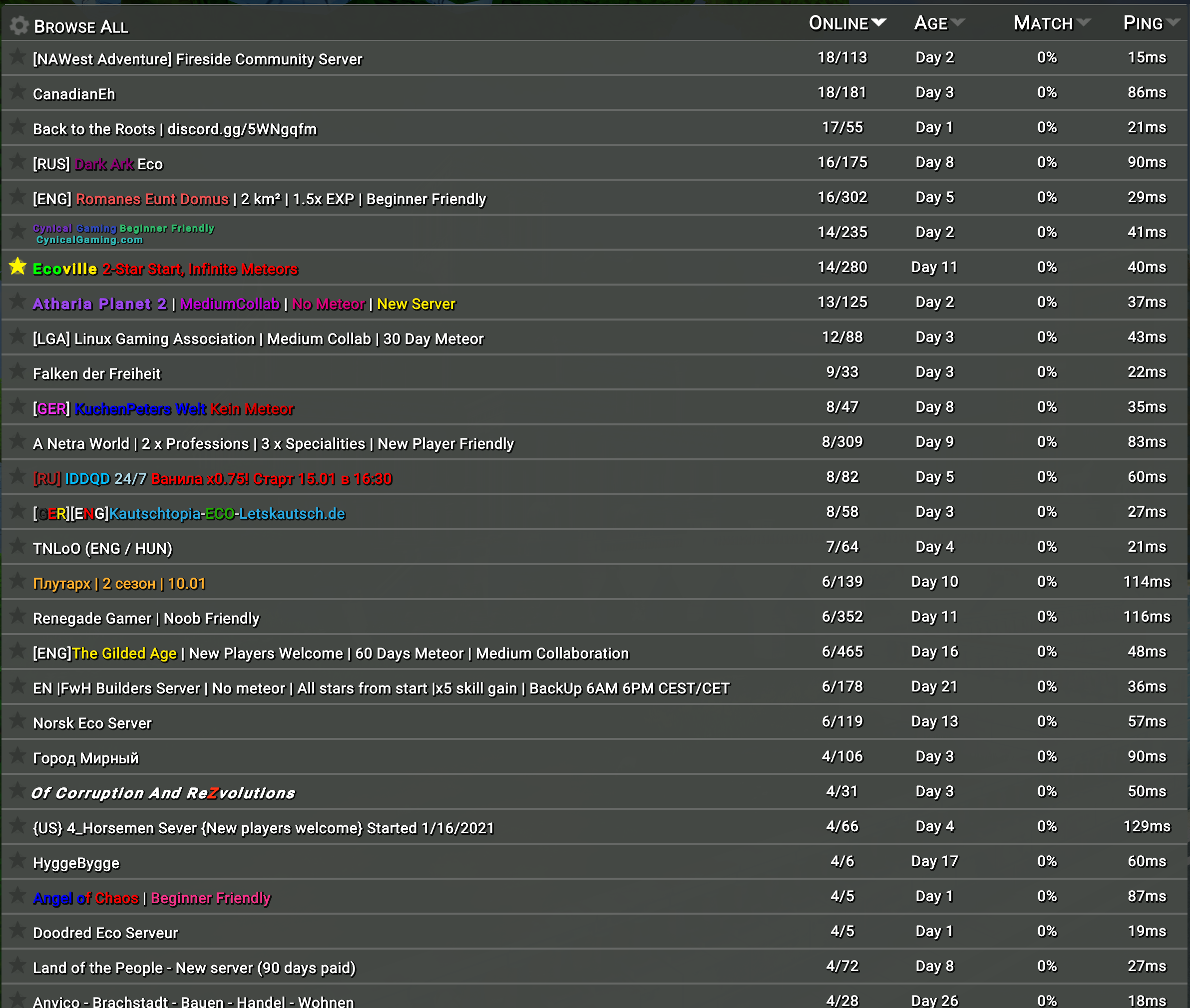 [0.9.1.9] Server Discovery is Inconsistent in the Server Browser · Issue #20071 ...