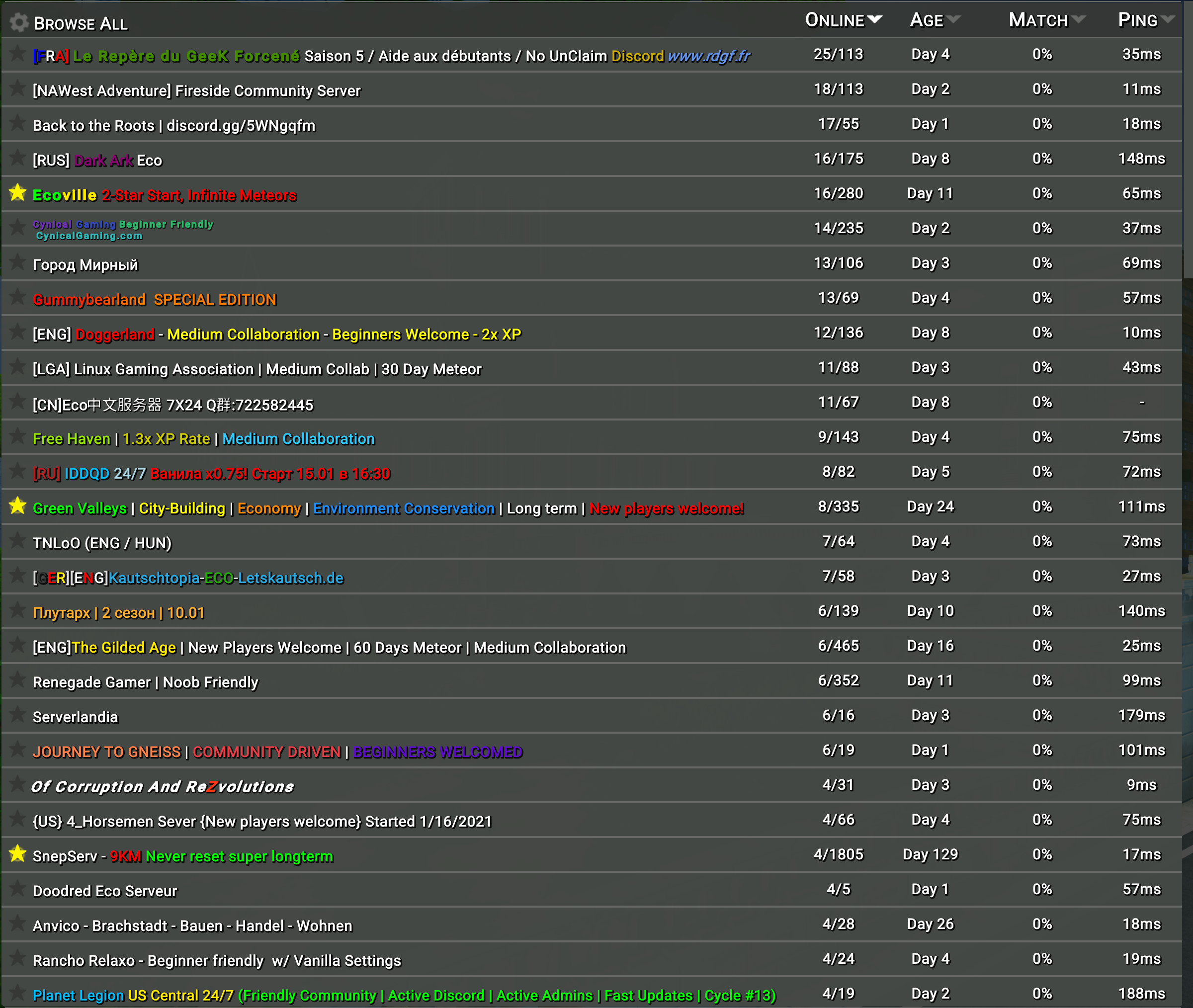 [0.9.1.9] Server Discovery is Inconsistent in the Server Browser · Issue #20071 ...