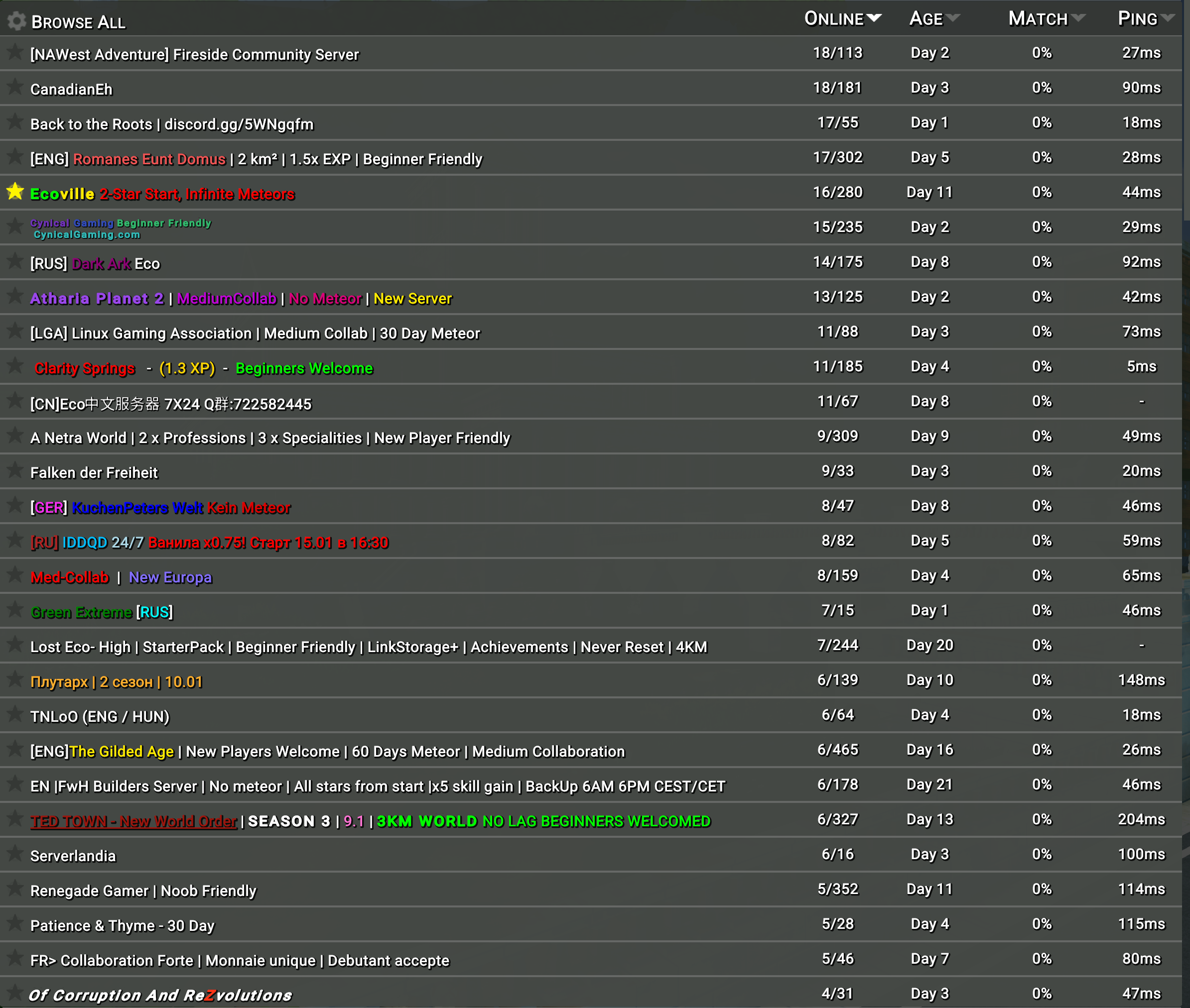 [0.9.1.9] Server Discovery is Inconsistent in the Server Browser · Issue #20071 ...
