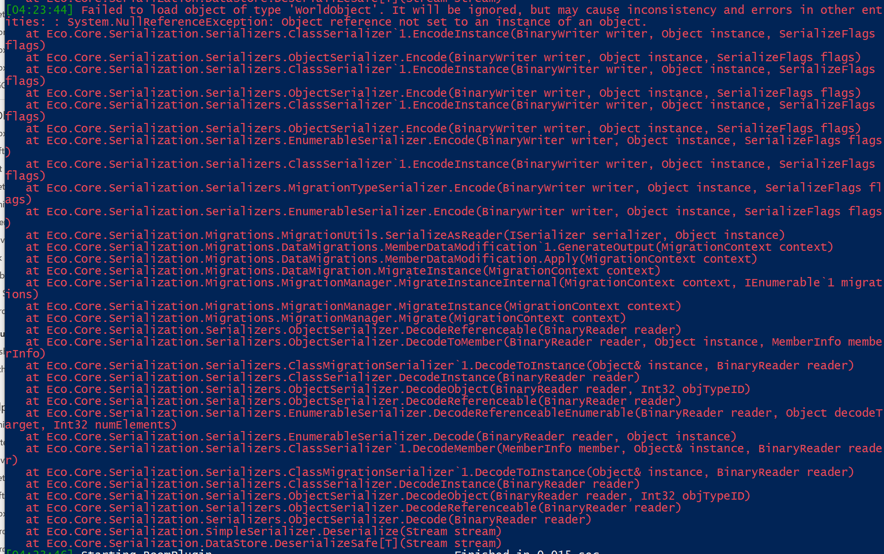 9 5 Dev 2141 Unable To Migrate From 9 4 3 Work Party Nre · Issue 22771 · Strangeloopgames
