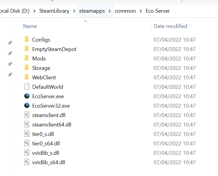 Steam Eco Server vs Play.Eco server different files? · Issue #23085 · StrangeLoopGames/EcoIssues ...