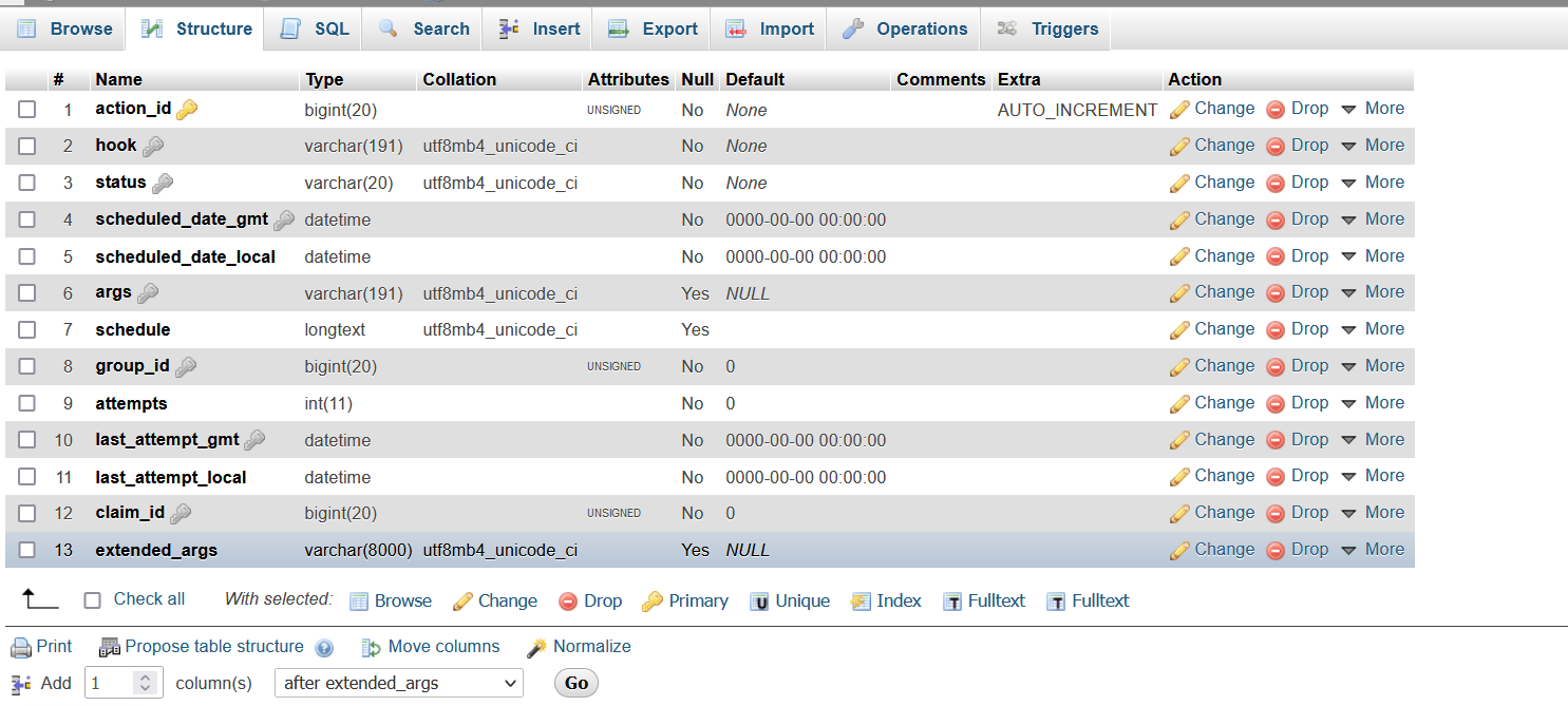 [WC5.5] After updating, database error on duplicate index 'claim_id_status_scheduled_date_gmt in ...