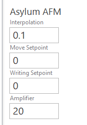 Rearranging functions on AFM settings tab · Issue #52 · levylabpitt/AFM-Lithography · GitHub