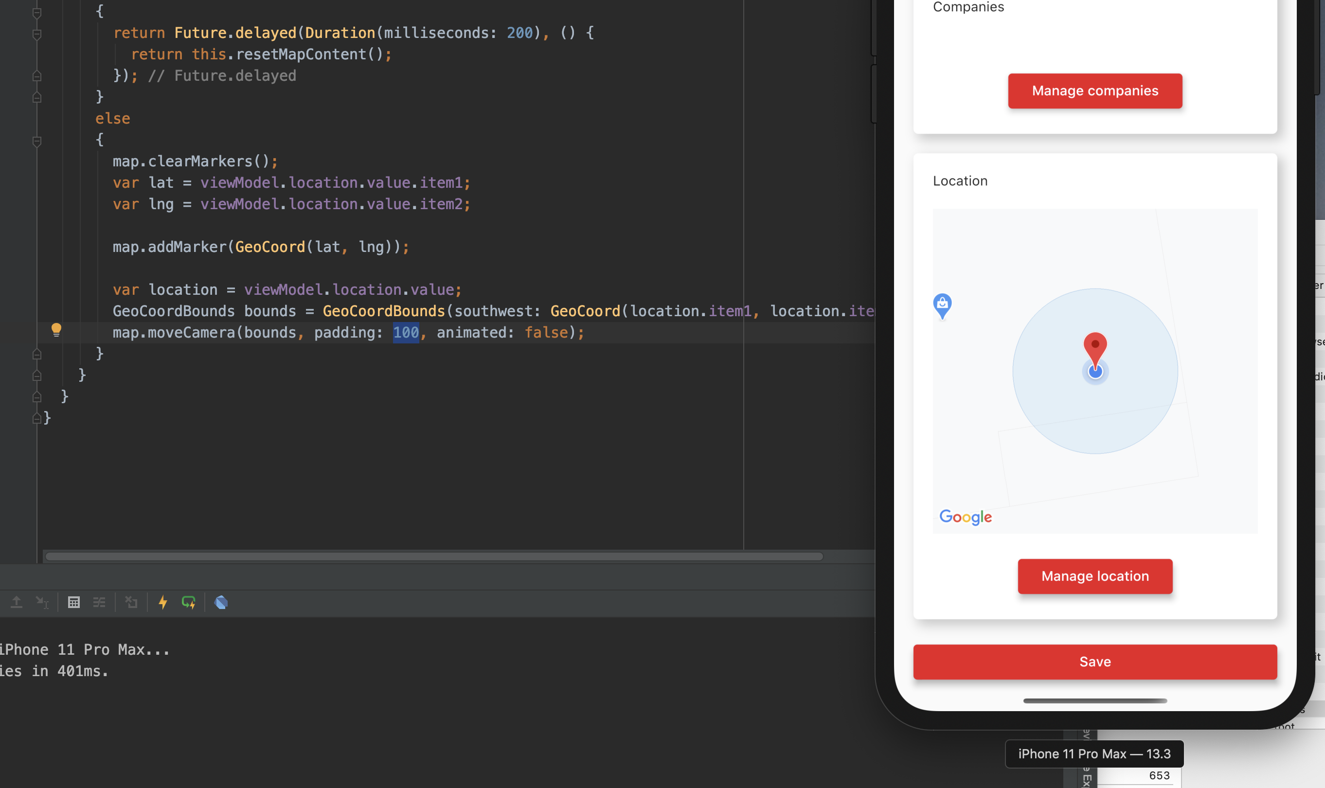 padding on moveCamera seems to be ignored · Issue #10 · marchdev-tk/flutter_google_maps · GitHub