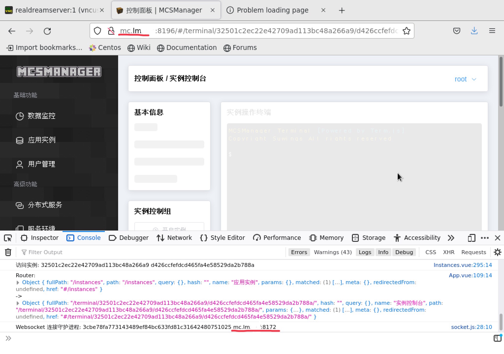 MCSM9 移动设备页面加载问题 · Issue #529 · MCSManager/MCSManager · GitHub