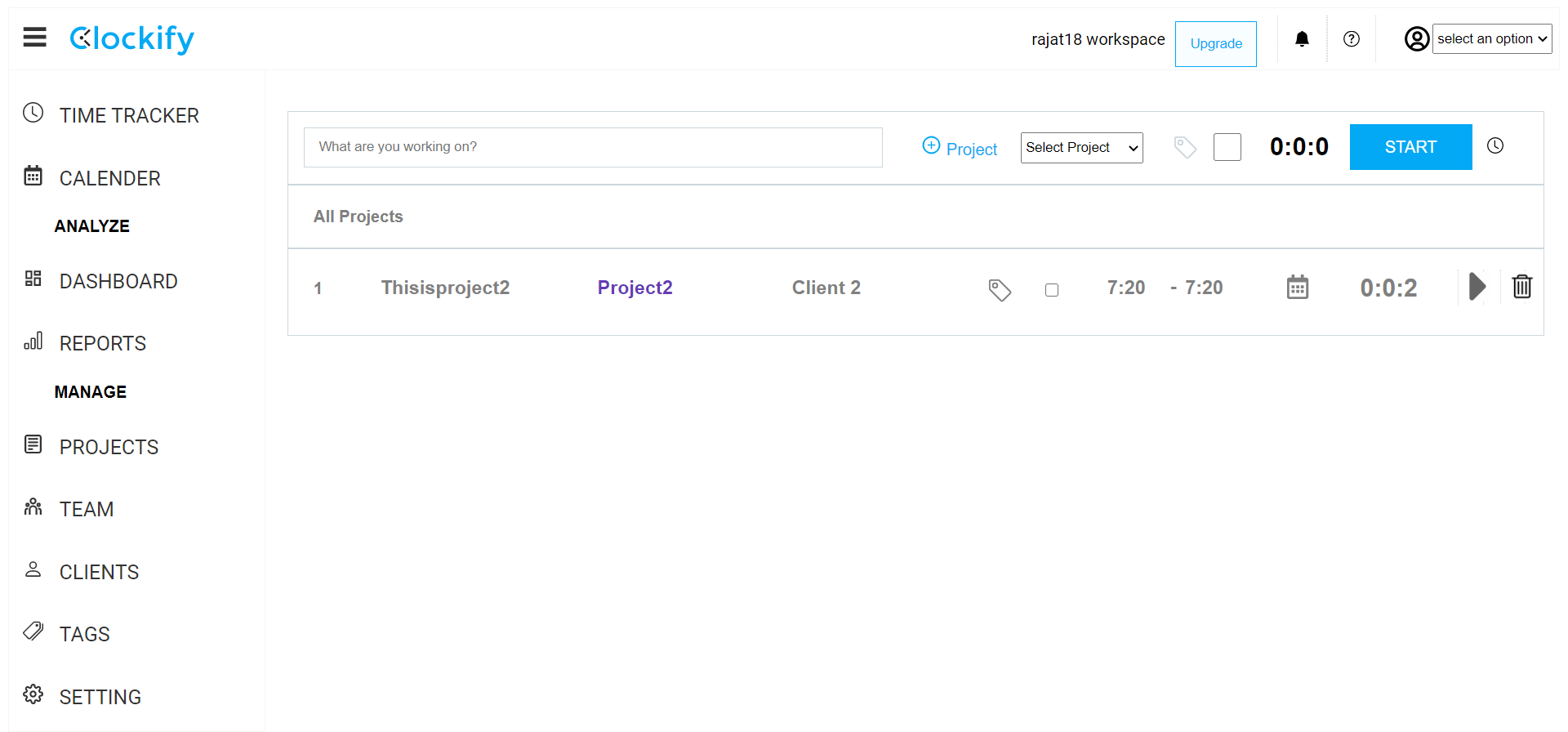Clockify-Updated Clone - Codesandbox