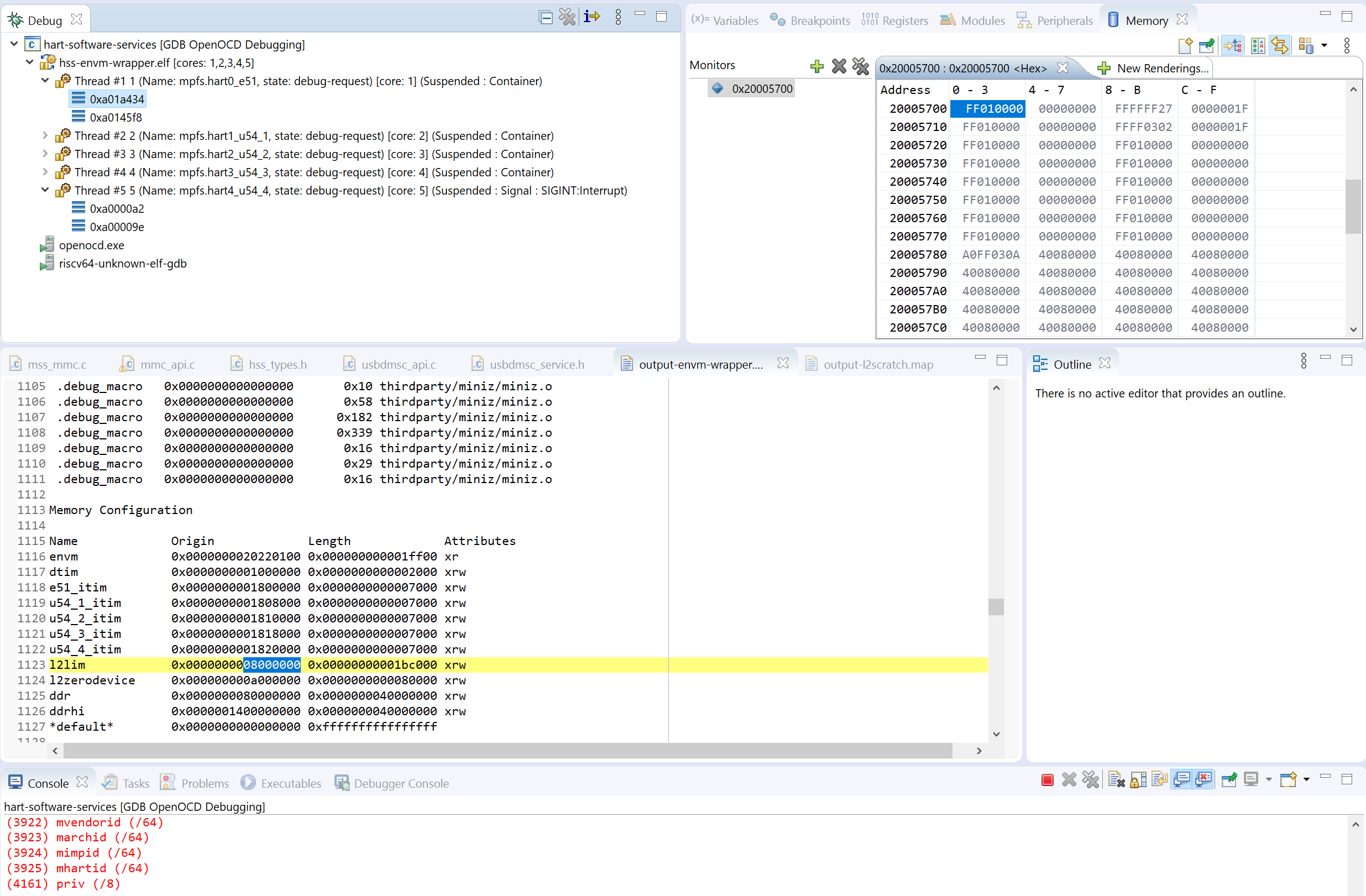 [HSS 2022.03 with PMP enabled] HSS hands-up because "MMC->SRS12" keeps Zero (ms_mmc.c::mmc_main ...