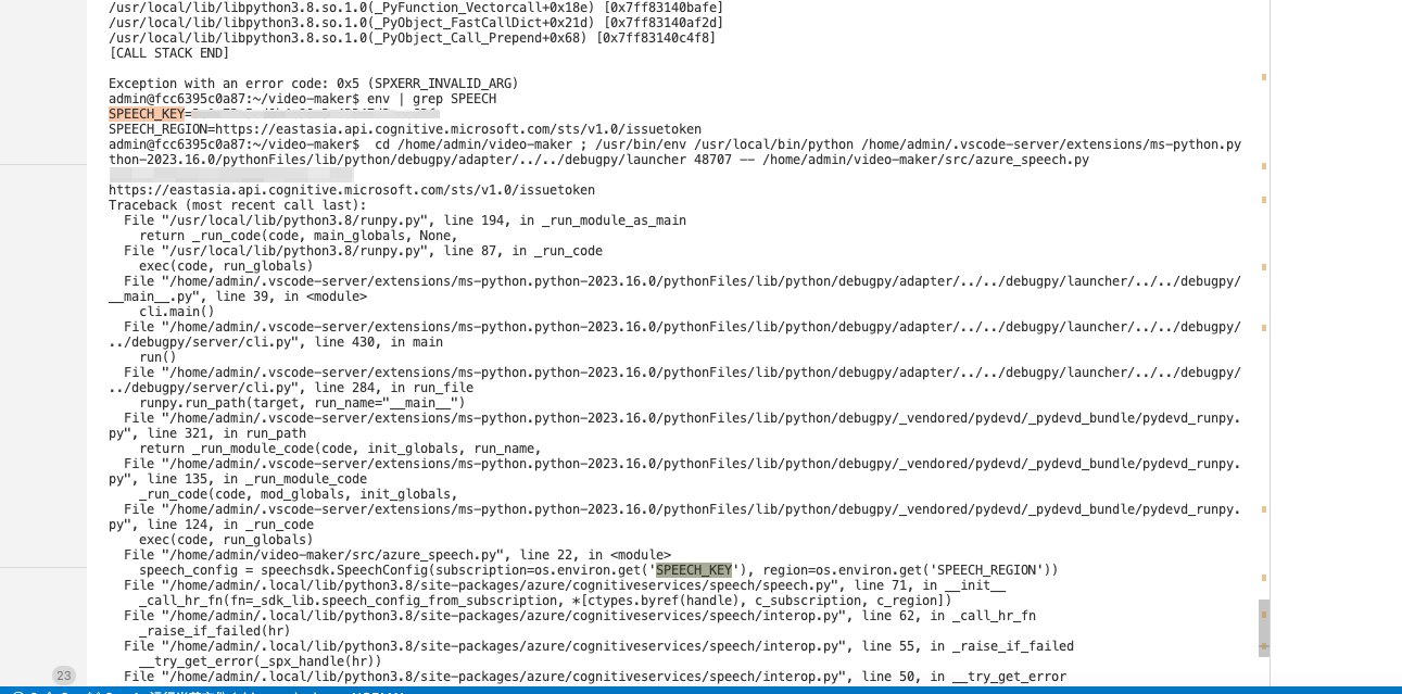 azure-cognitiveservices-speech==1.32.1 just not work · Issue #2076 · Azure-Samples/cognitive ...