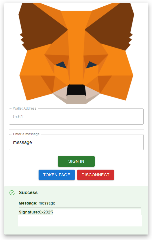 GitHub - canerigus/metamaskApp: Metamask Message Sign & Verify App with React JS and Web3 JS
