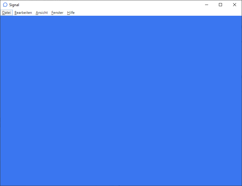 Blue window after Installation · Issue #5201 · signalapp/Signal-Desktop · GitHub