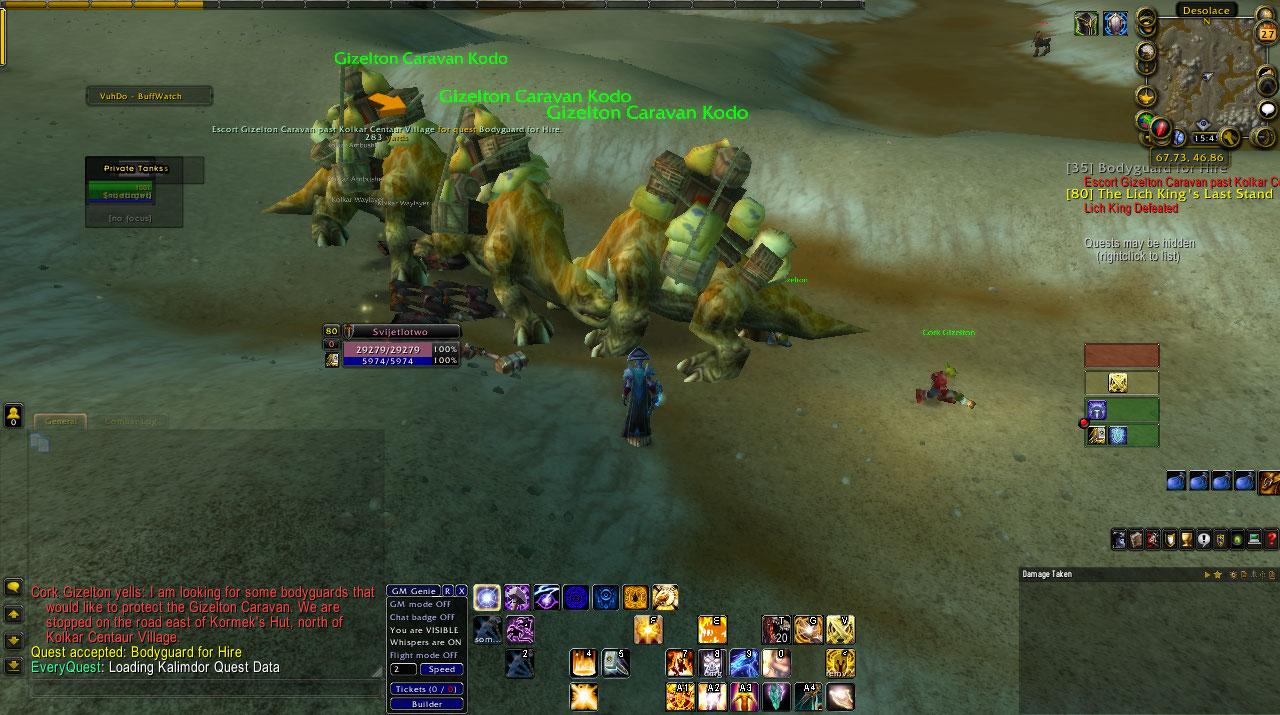 [Quest] Bodyguard for Hire/Gizelton Caravan · Issue #4809 · WoWManiaUK/Redemption · GitHub