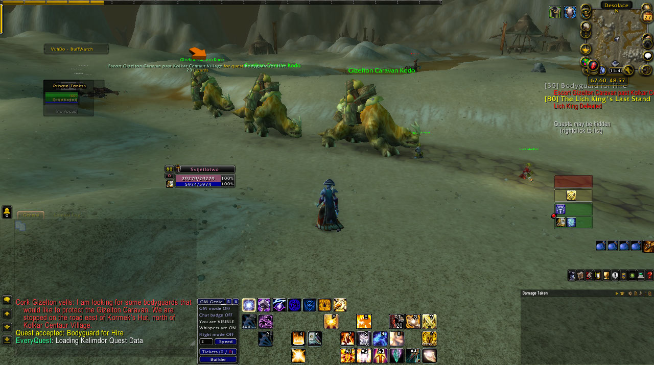 [Quest] Bodyguard for Hire/Gizelton Caravan · Issue #4809 · WoWManiaUK/Redemption · GitHub