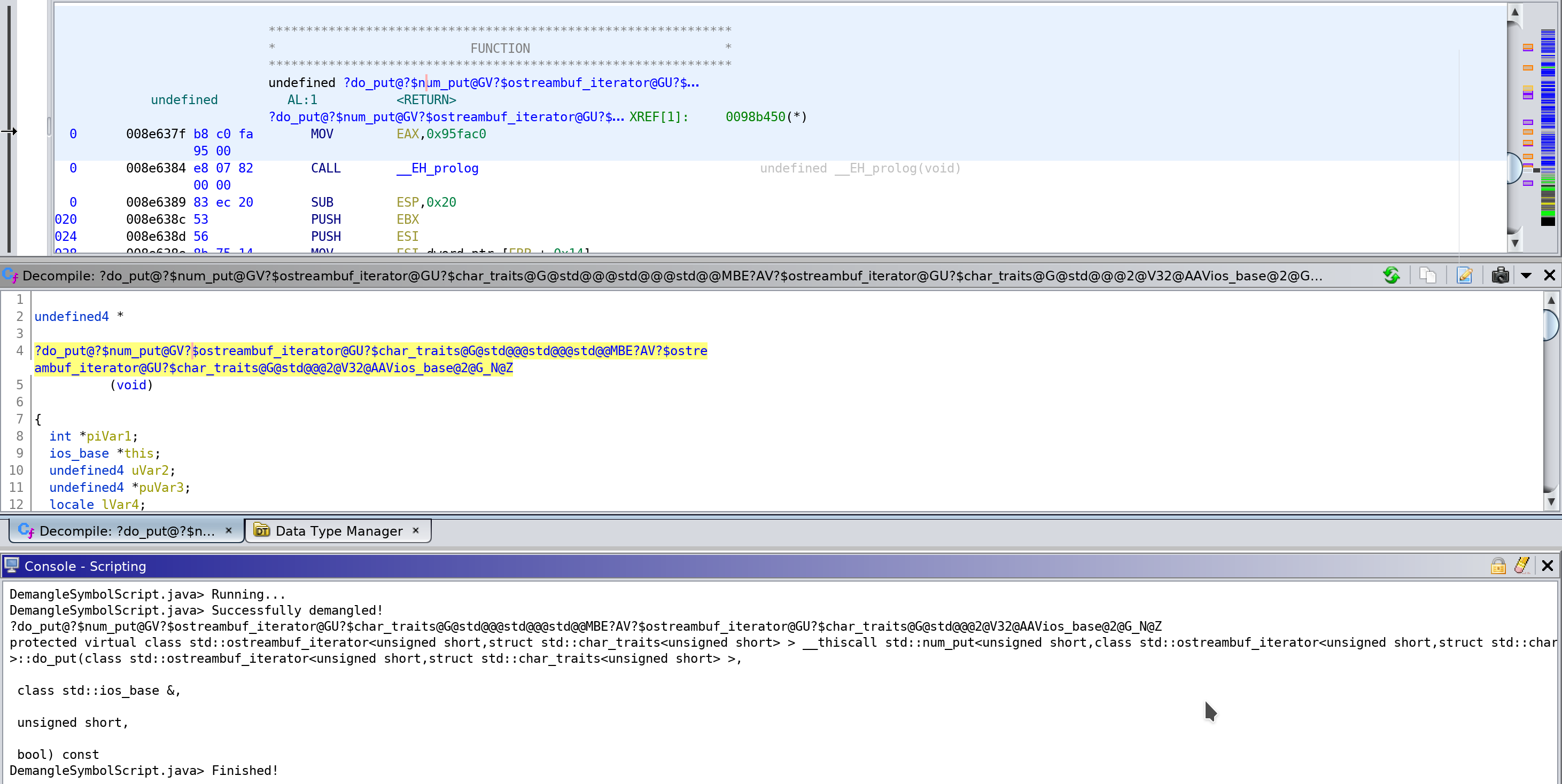 MicrosoftDemangler fails to apply demangled name. · Issue #1943 · NationalSecurityAgency/ghidra ...