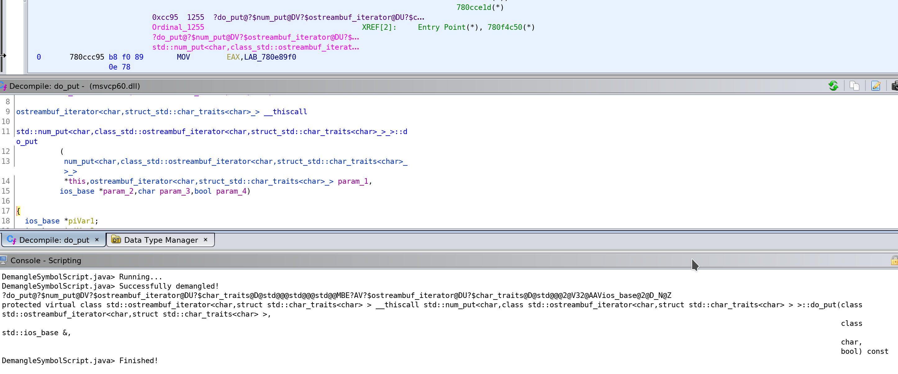 MicrosoftDemangler fails to apply demangled name. · Issue #1943 · NationalSecurityAgency/ghidra ...