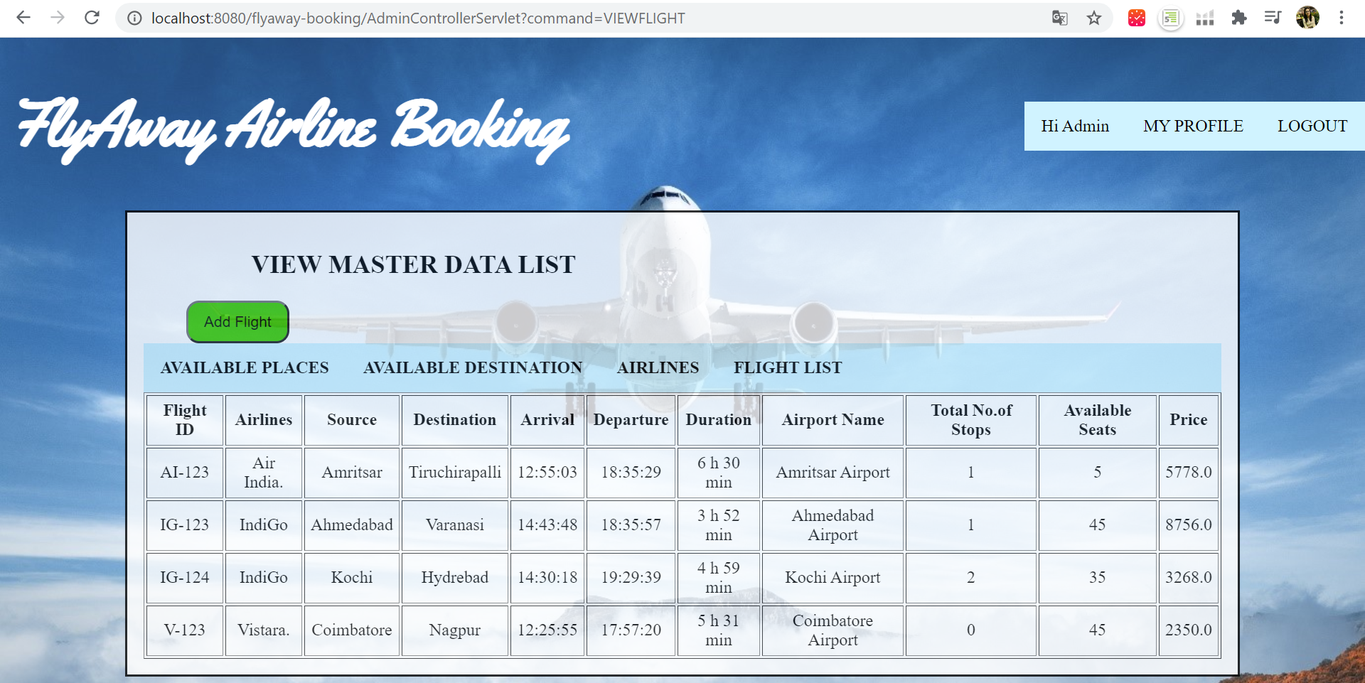 GitHub - harita-gr/flight-booking-system: Flight Ticket Booking System ...