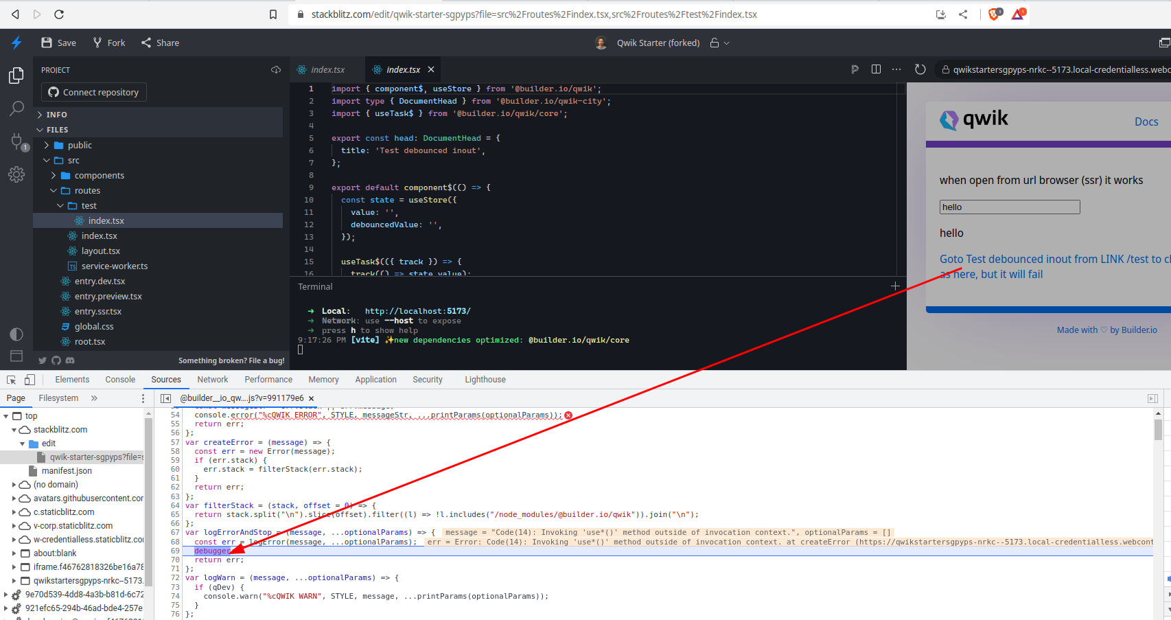 [🐞]Debounced Input sample crash only if comes back from · Issue #2693 ...