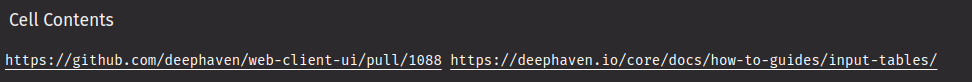 Add clickable links in cell overflow modal · Issue #1128 · deephaven/web-client-ui · GitHub