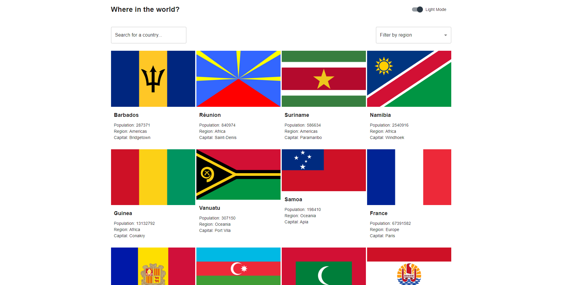 GitHub - MattGri/countries GitHub - MattGri/countries