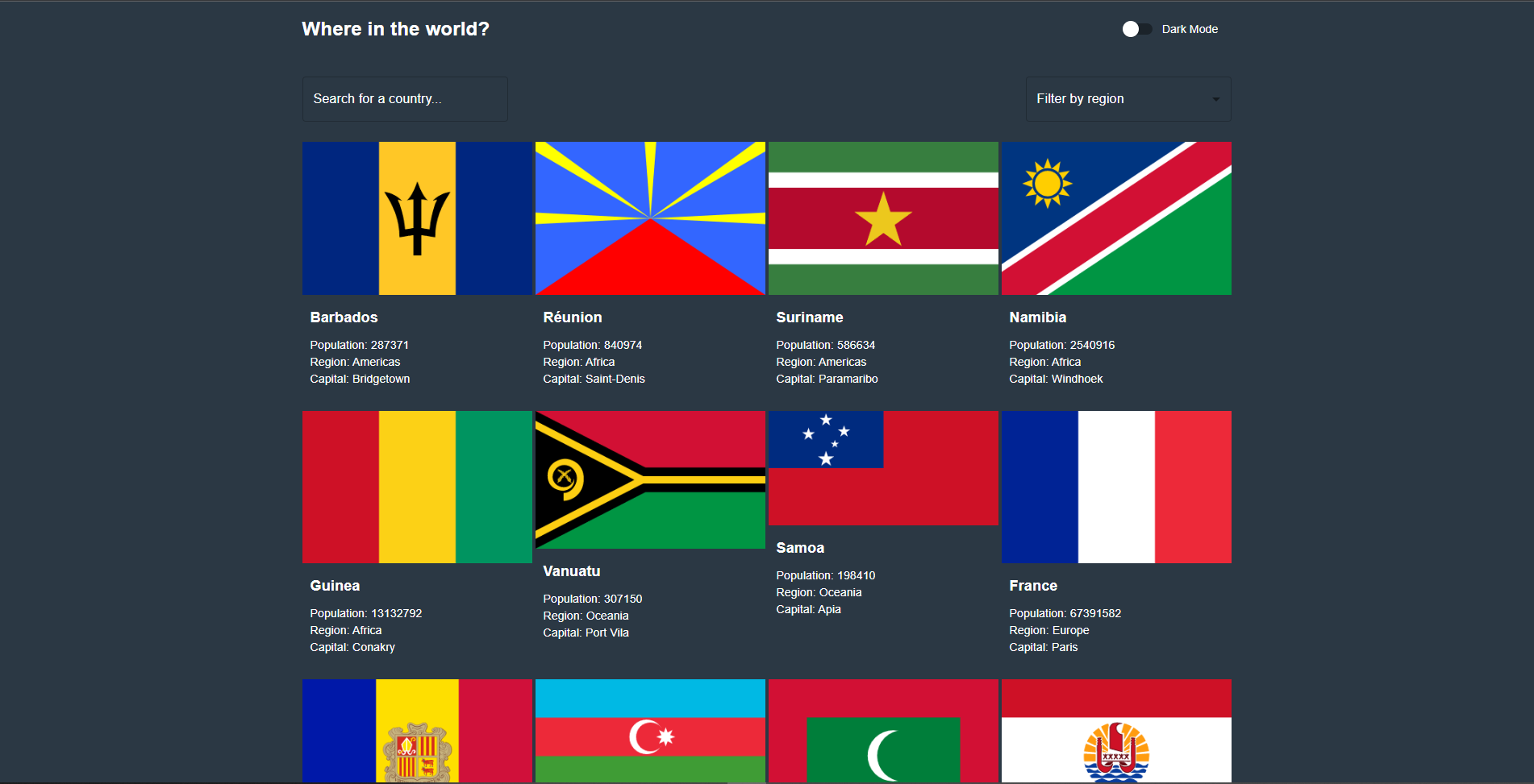 GitHub - MattGri/countries GitHub - MattGri/countries