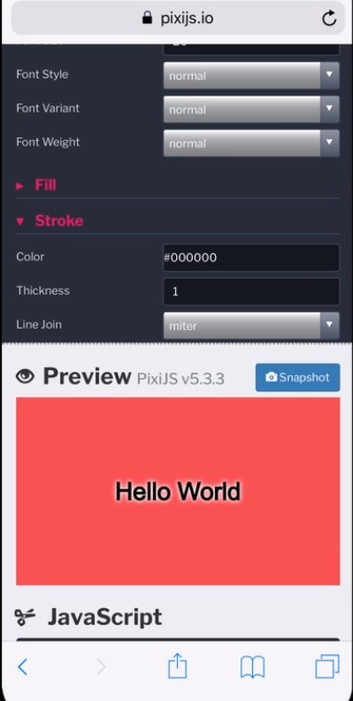 Drop shadow + stroke on iOS 13 · Issue #6817 · pixijs/pixijs · GitHub