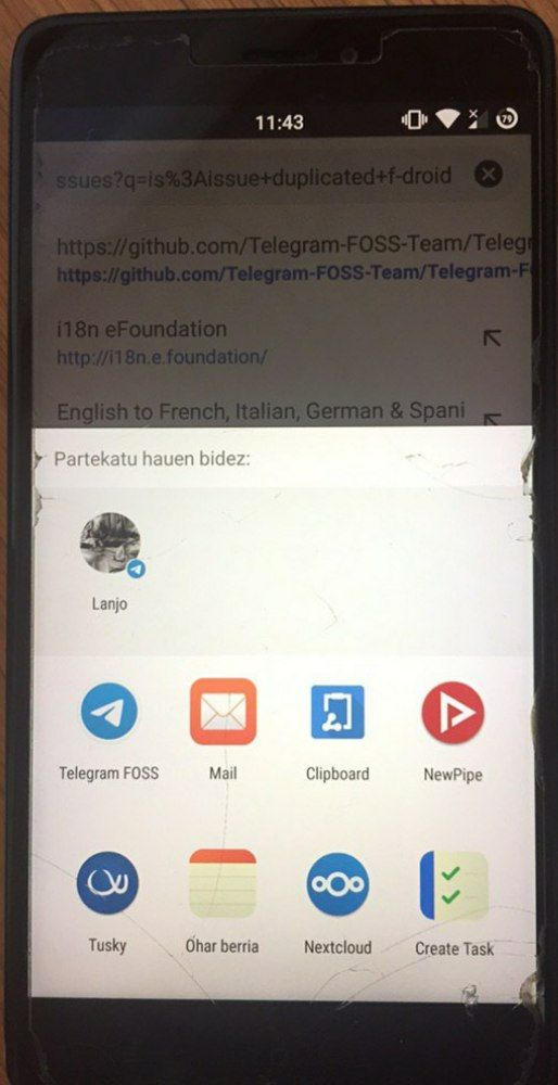 Only a chat on Android Direct Share menu since last update to 6.3.0 · Issue #435 · Telegram-FOSS ...