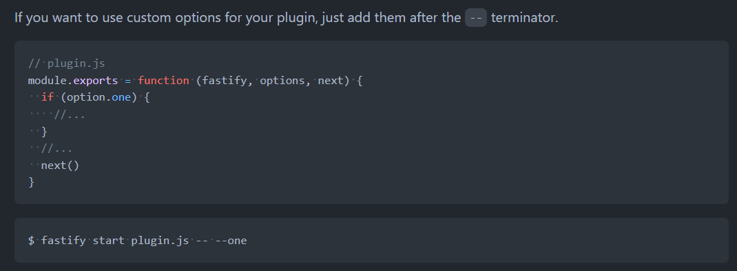 How To Parse Command Line Arguments When Using `fastify Cli` · Issue 665 · Fastifyhelp · Github 4626
