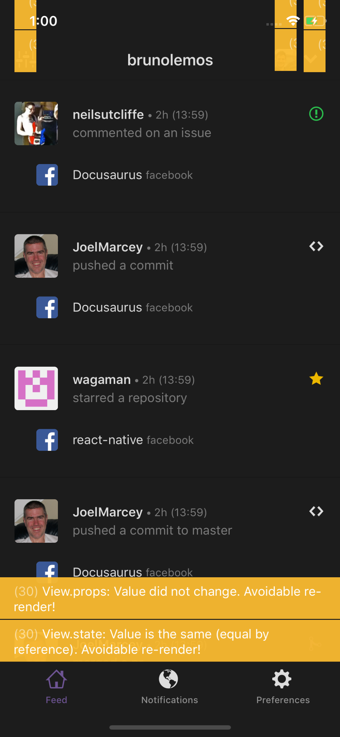 YellowBox being added to all registered components · Issue #2371 · wix/react-native-navigation ...