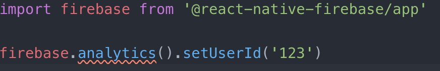 [v6] Auto complete not working with vscode · Issue #2648 · invertase/react-native-firebase · GitHub