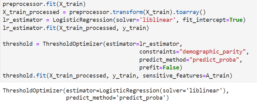 Sklearn pipeline not working with mitigation · Issue #1041 · fairlearn/fairlearn · GitHub