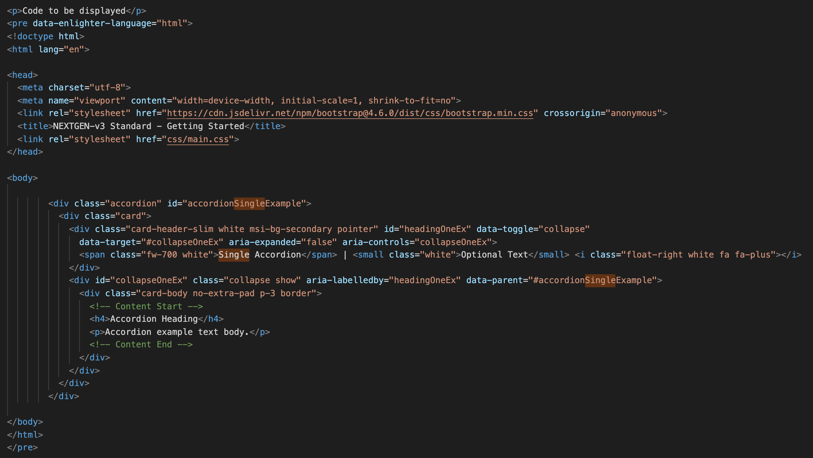 Not displaying , , and · Issue #167 · EnlighterJS/EnlighterJS · GitHub