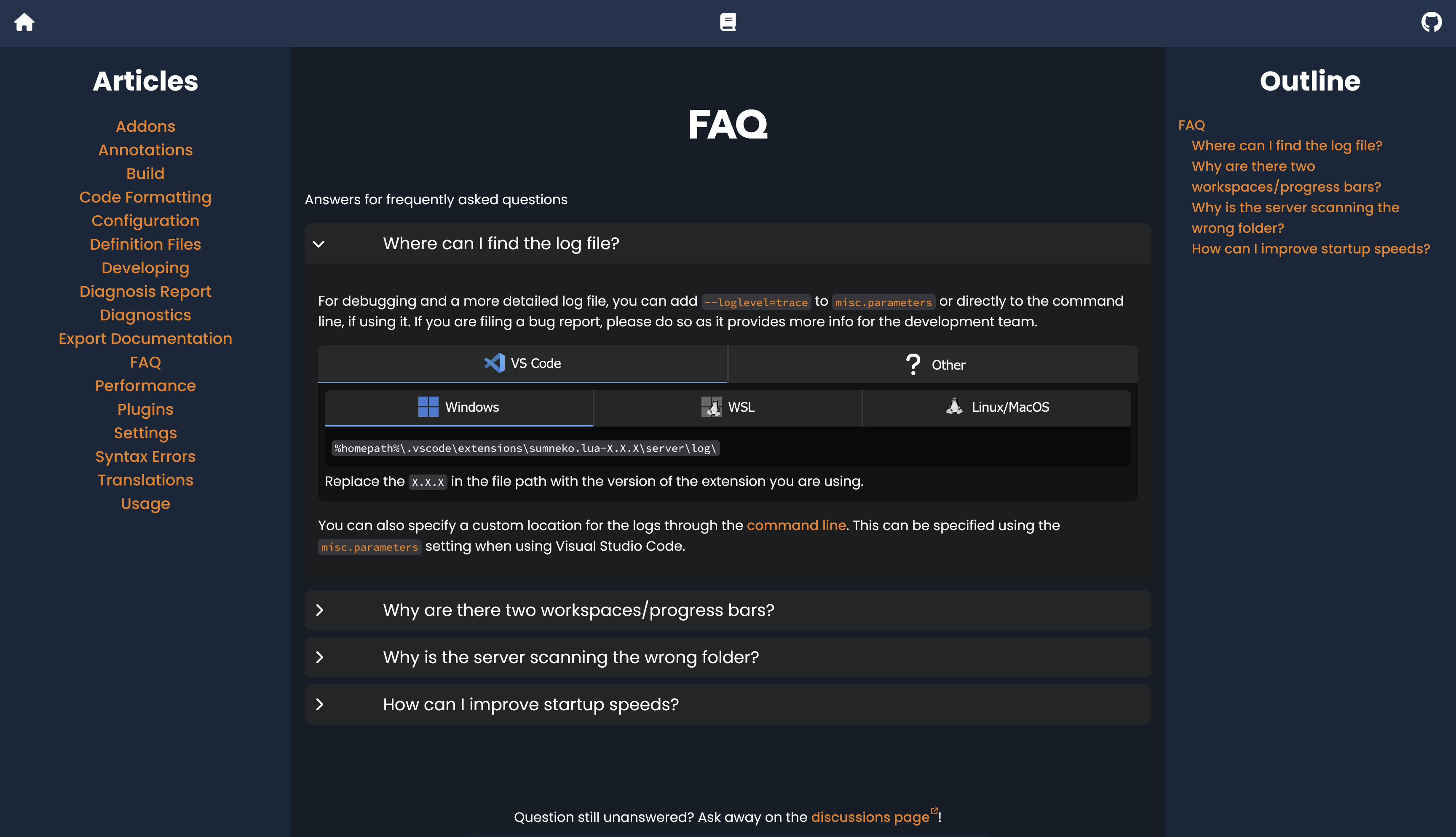 LuaLS Website · LuaLS lua-language-server · Discussion #2231 · GitHub