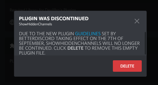PLUGIN WAS DISCONTINUED error · Issue #13 · discord-modifications/powercord-show-hidden-channels ...