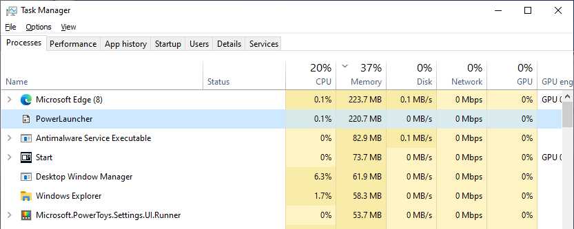 PowerToys Run seems to be using a lot of resources. · Issue #3798 ...