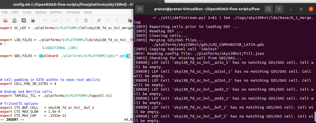 Merging GDS/OAS file error · Issue #550 · The-OpenROAD-Project/OpenROAD-flow-scripts · GitHub