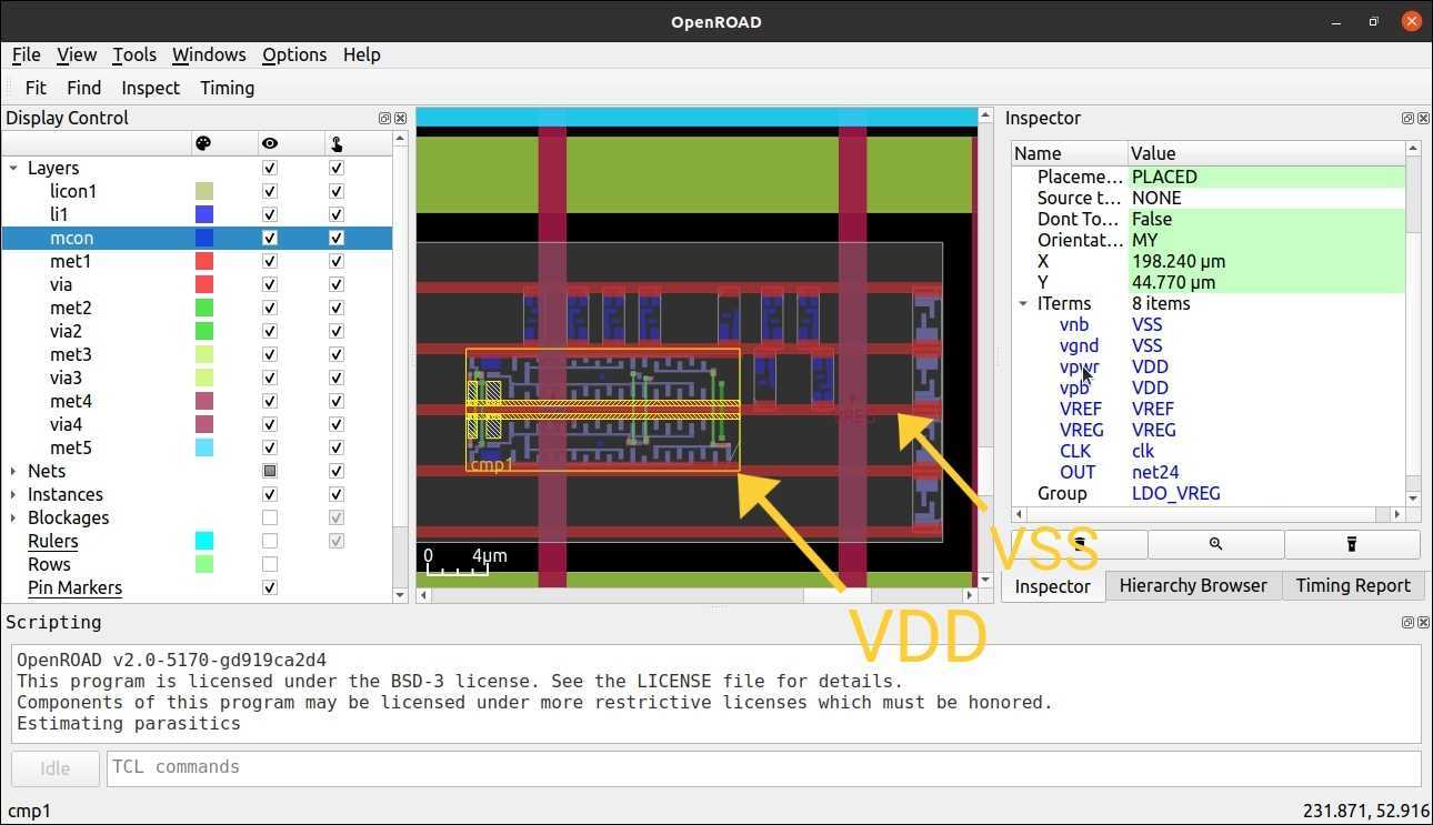 Placement: Standard cell placement is not correct which leads to LVS issues · Issue #2541 · The ...
