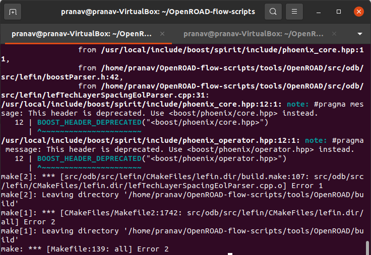 OpenROAD-flow-scripts build not successful · Issue #663 · The-OpenROAD-Project/OpenROAD-flow ...