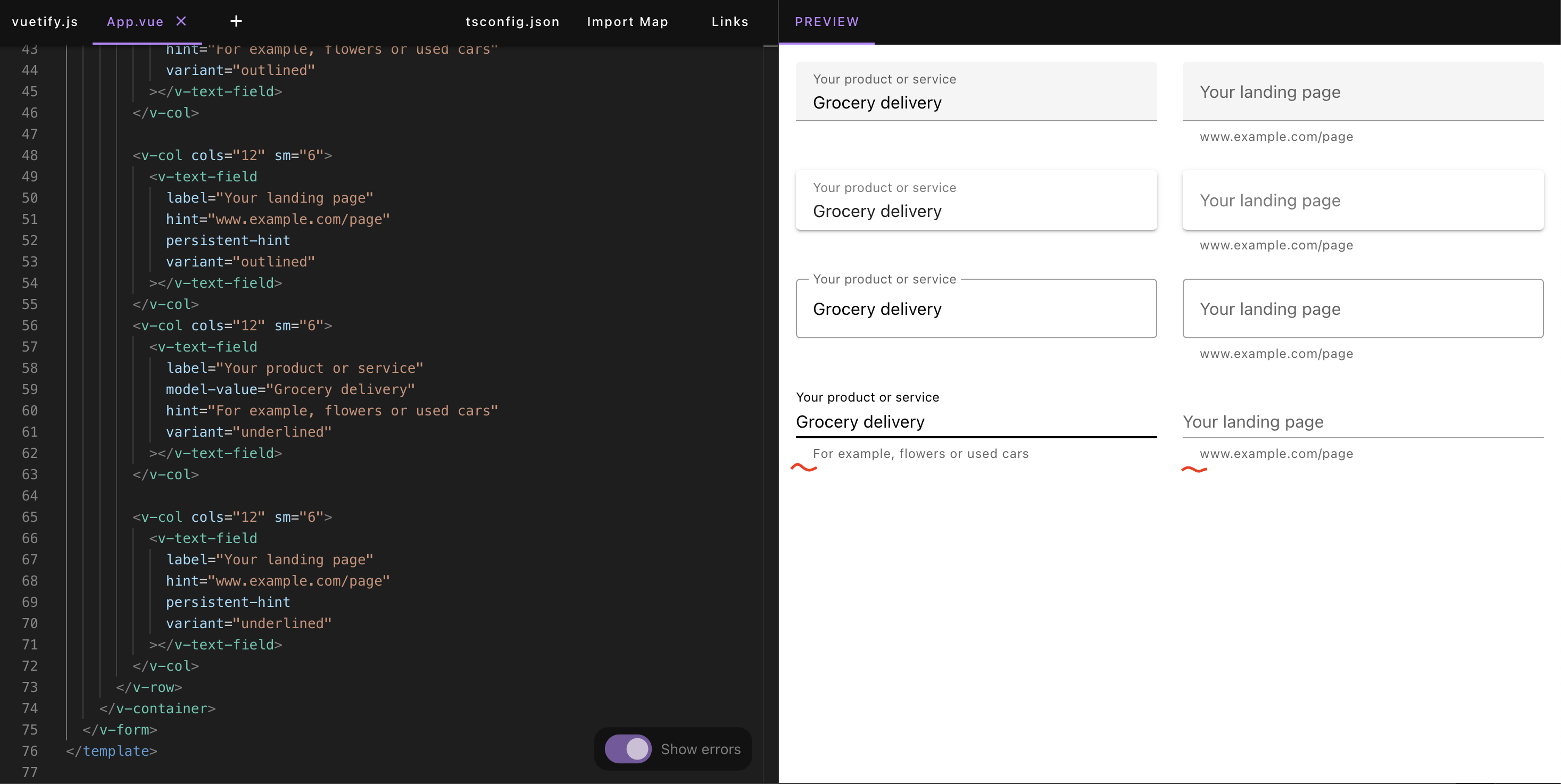Bug Report 340 Textfield Underlined Hint Is Not Aligned · Issue 9853