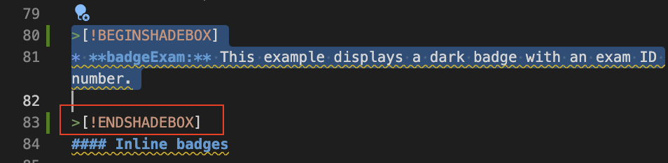 Add Toggle Shade Box to shortcuts · Issue #6 · AdobeDocs/adobe-markdown-authoring · GitHub