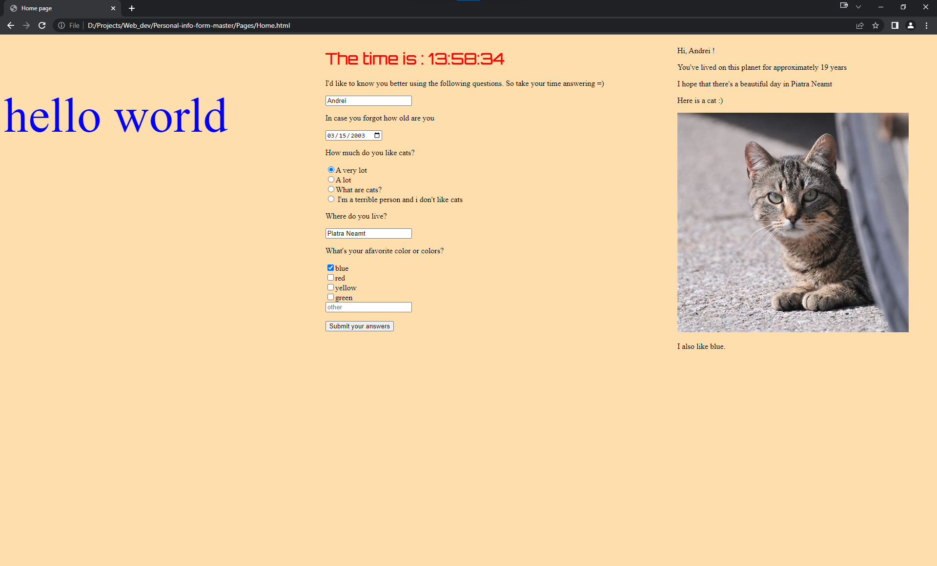 GitHub - maco1503/Personal-info-form