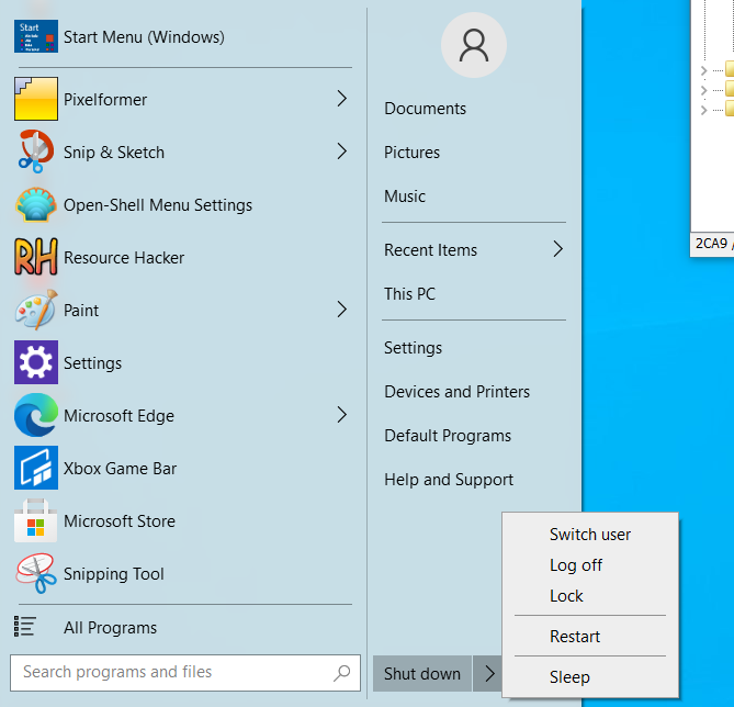 New Skin contribution enquiry · Issue #538 · Open-Shell/Open-Shell-Menu ...