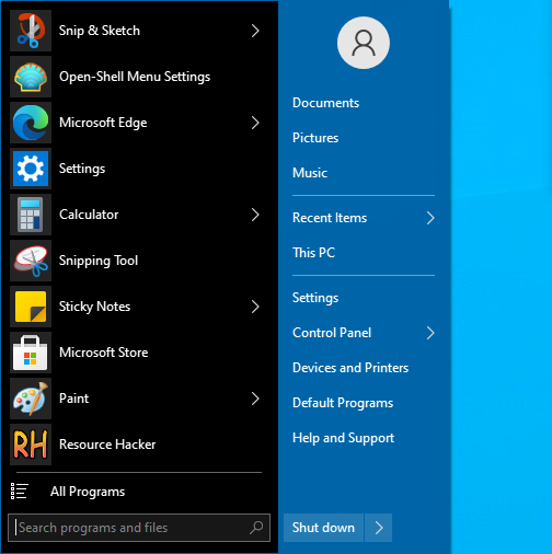 New Skin contribution enquiry · Issue #538 · Open-Shell/Open-Shell-Menu ...