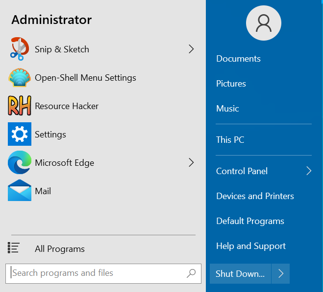 New Skin contribution enquiry · Issue #538 · Open-Shell/Open-Shell-Menu ...