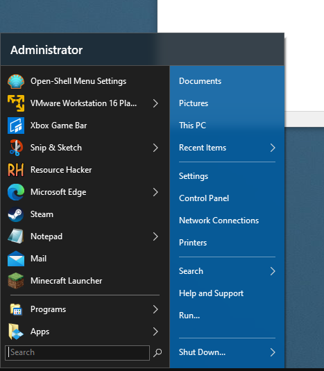 New Skin contribution enquiry · Issue #538 · Open-Shell/Open-Shell-Menu ...