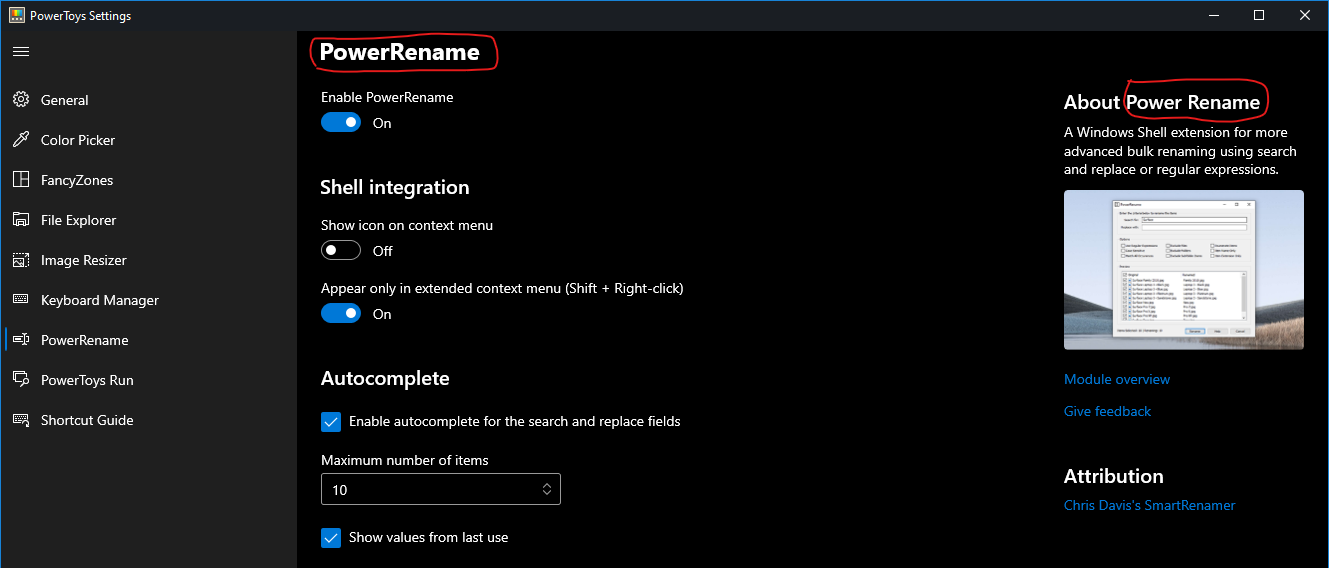 PowerRename naming inconsistency in PT Settings · Issue #8059 ...